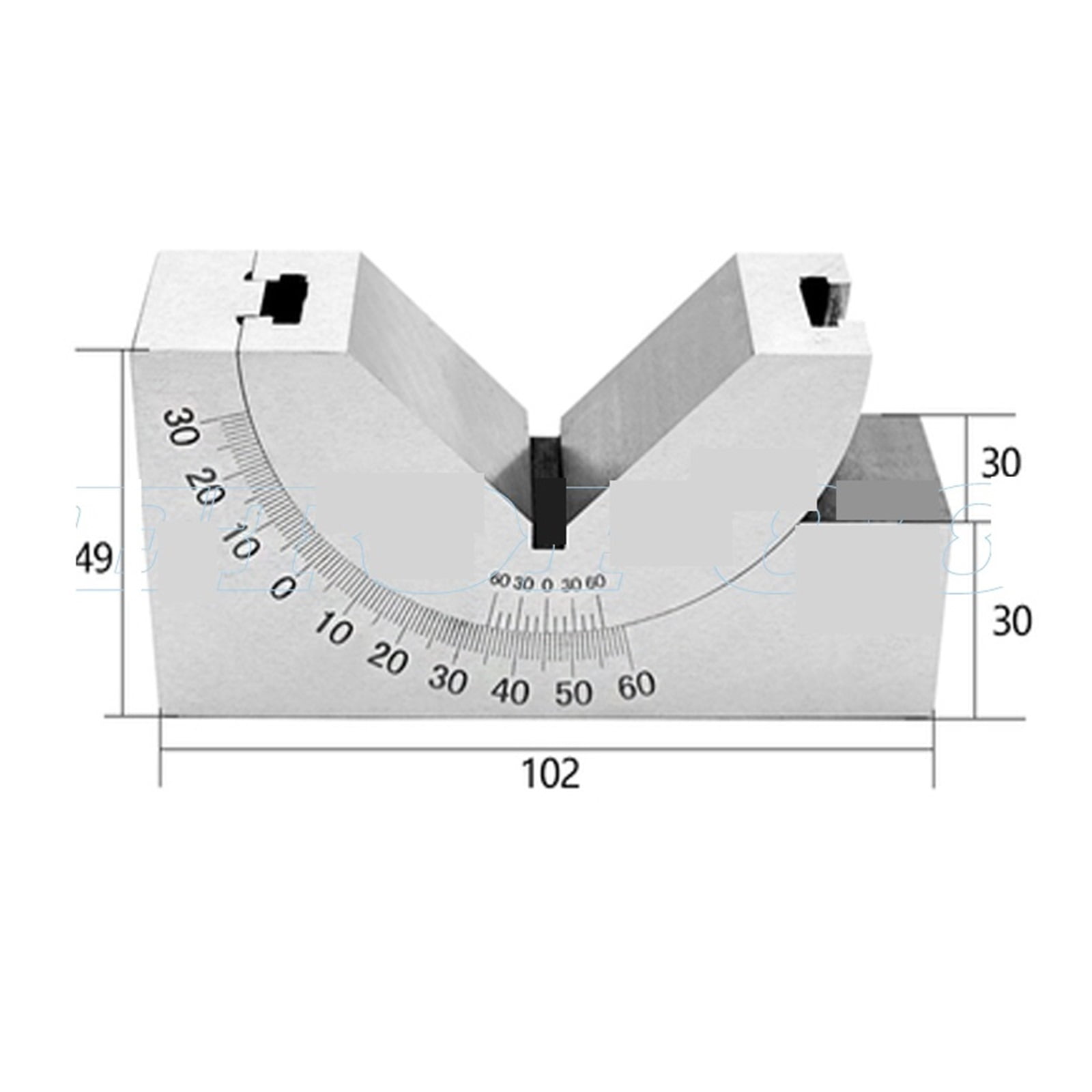 Milling Machine Precision Parts Adjustable Pad 0/30/60 Angle Gauge ...