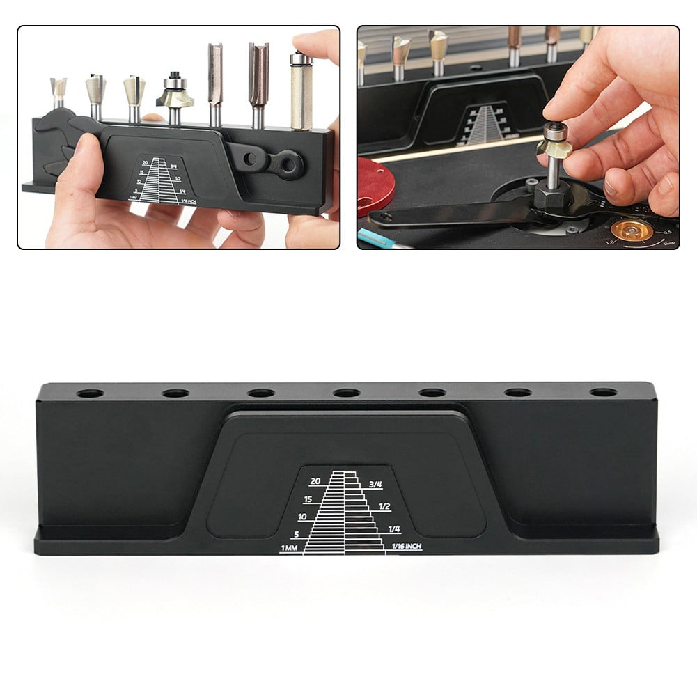 Milling cutter storage stand trimmer wrench stand woodworking tool ...