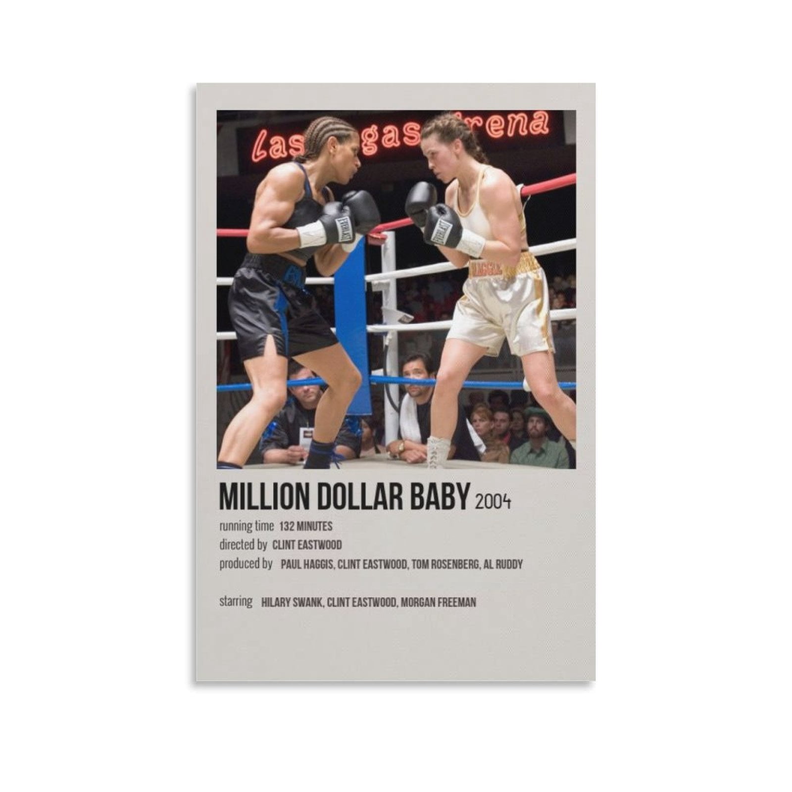 Million Dollar Baby Movie Poster (3) Posters Wall Art Painting Canvas ...