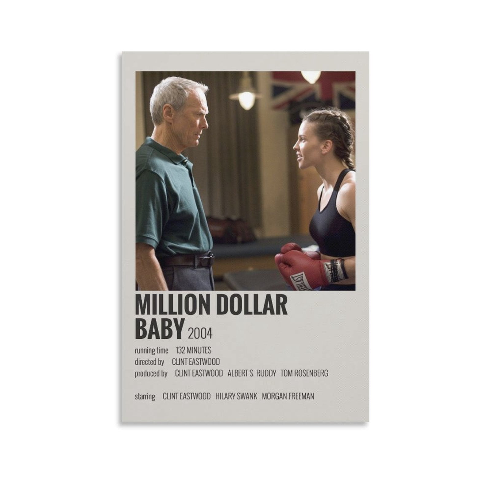 Million Dollar Baby Movie Poster (7) Wall Art Poster Scroll Canvas ...