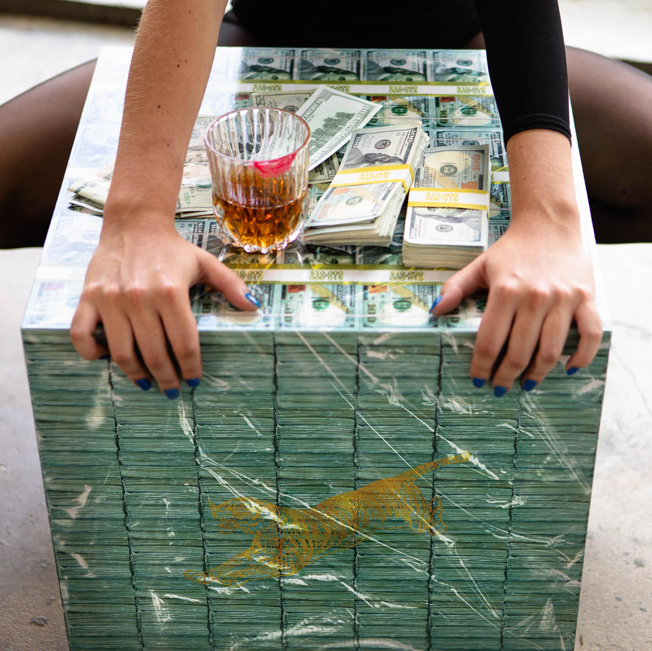 Million Dollar Cube Table High Gloss Series F - Walmart.com