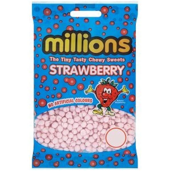 Millions Vegan Strawberry Chewy Sweets-250G - Walmart.com
