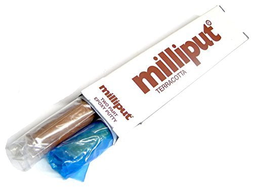 Milliput Epoxy Putty Pack of 3 (6 Sticks) Terracotta Cold Setting ... Milliput Epoxy Putty Pack of 3 (6 Sticks) Terracotta Cold Setting ...
