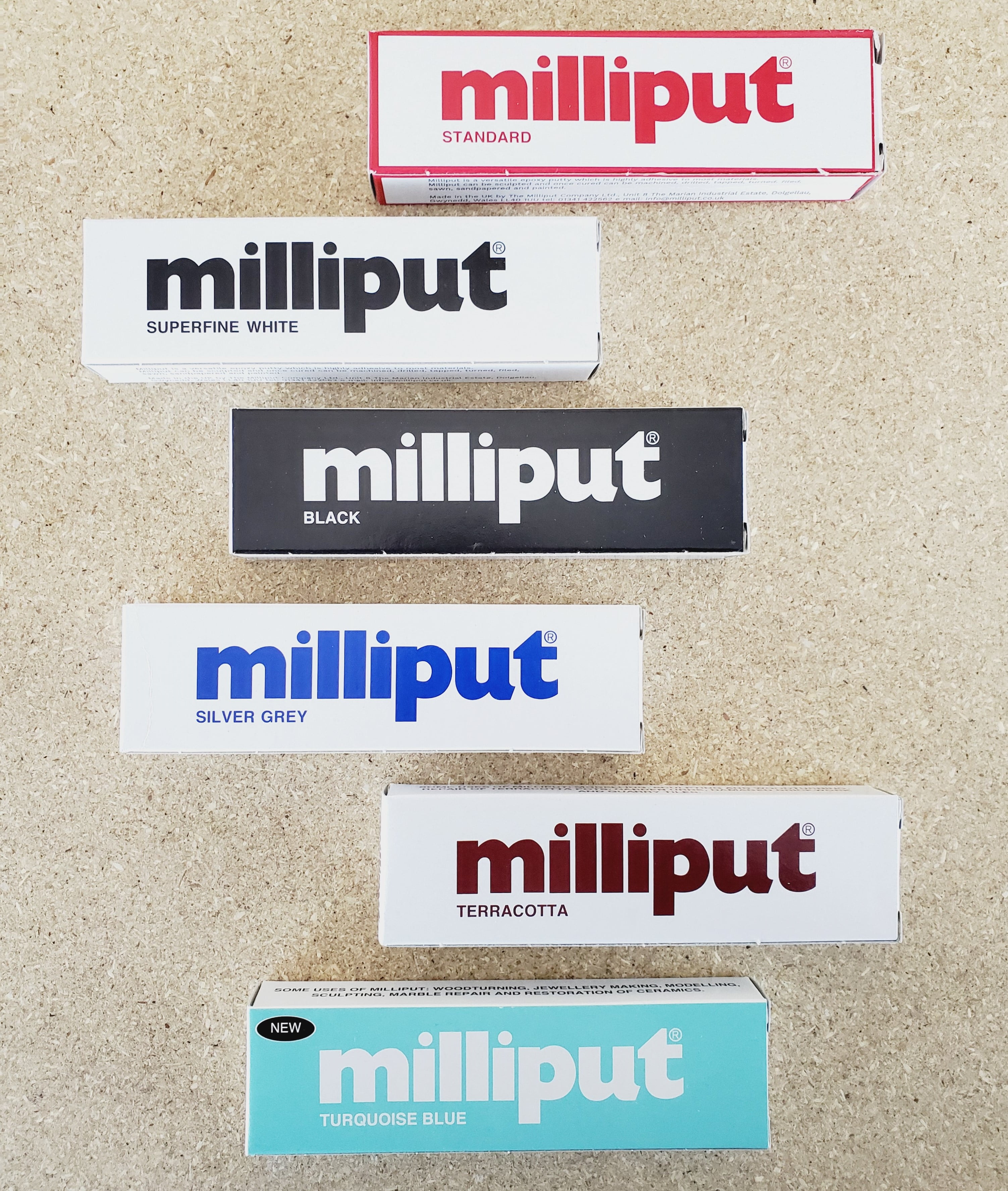 Milliput - Versatile Epoxy Putty 6 Color Pack - Walmart.com