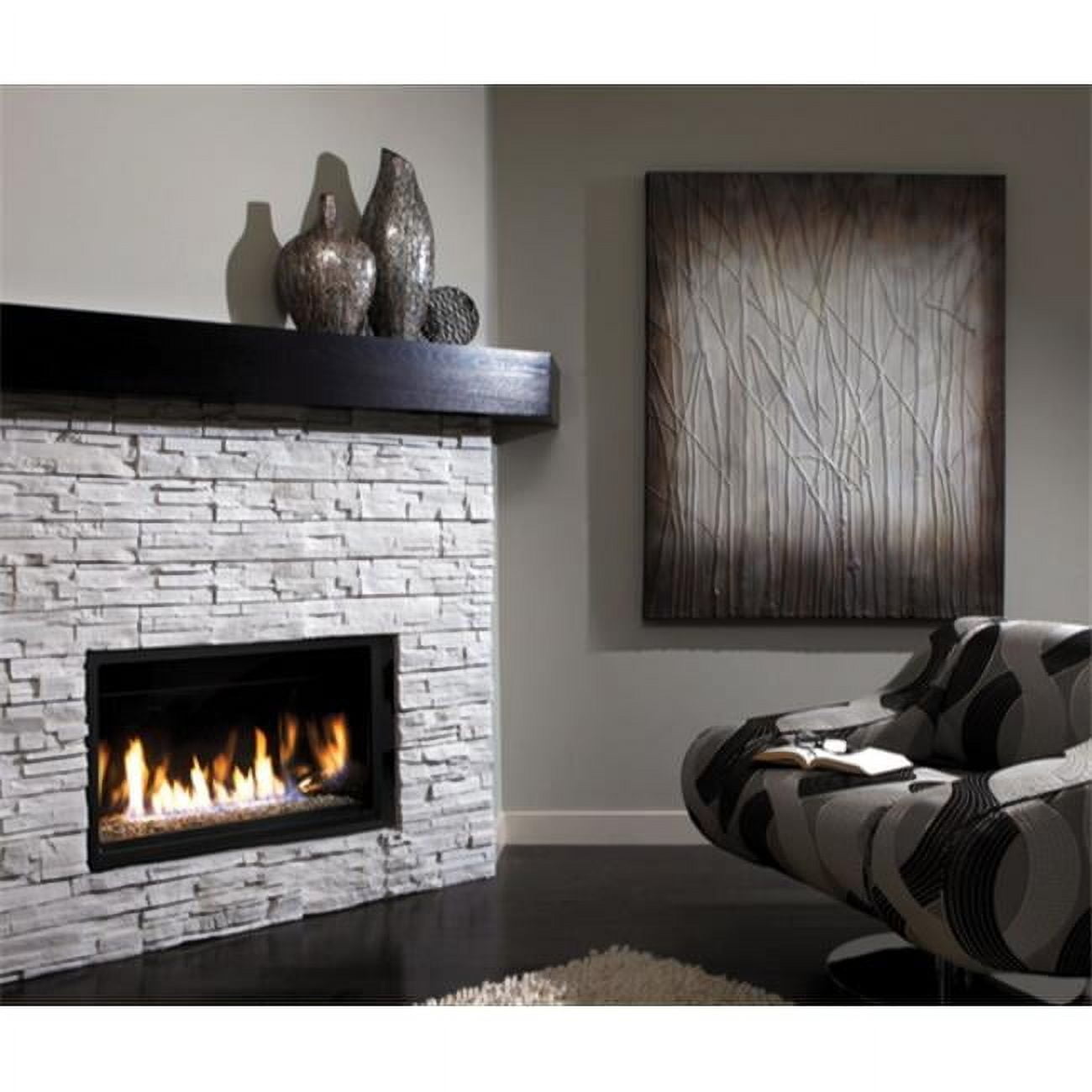 Millivolt Valve Natural Gas Fireplace Linear for 36 x 22 in. Fireplaces ...