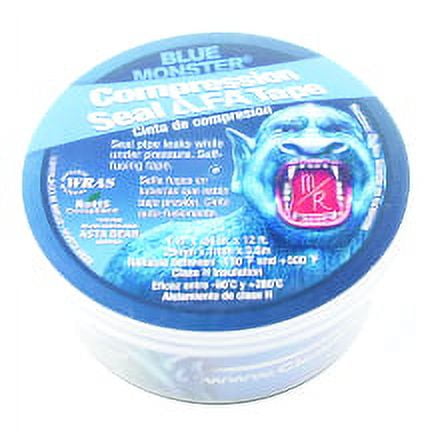 Millrose 76085 Monster LLFA Compression Seal Tape, Blue - Walmart.com