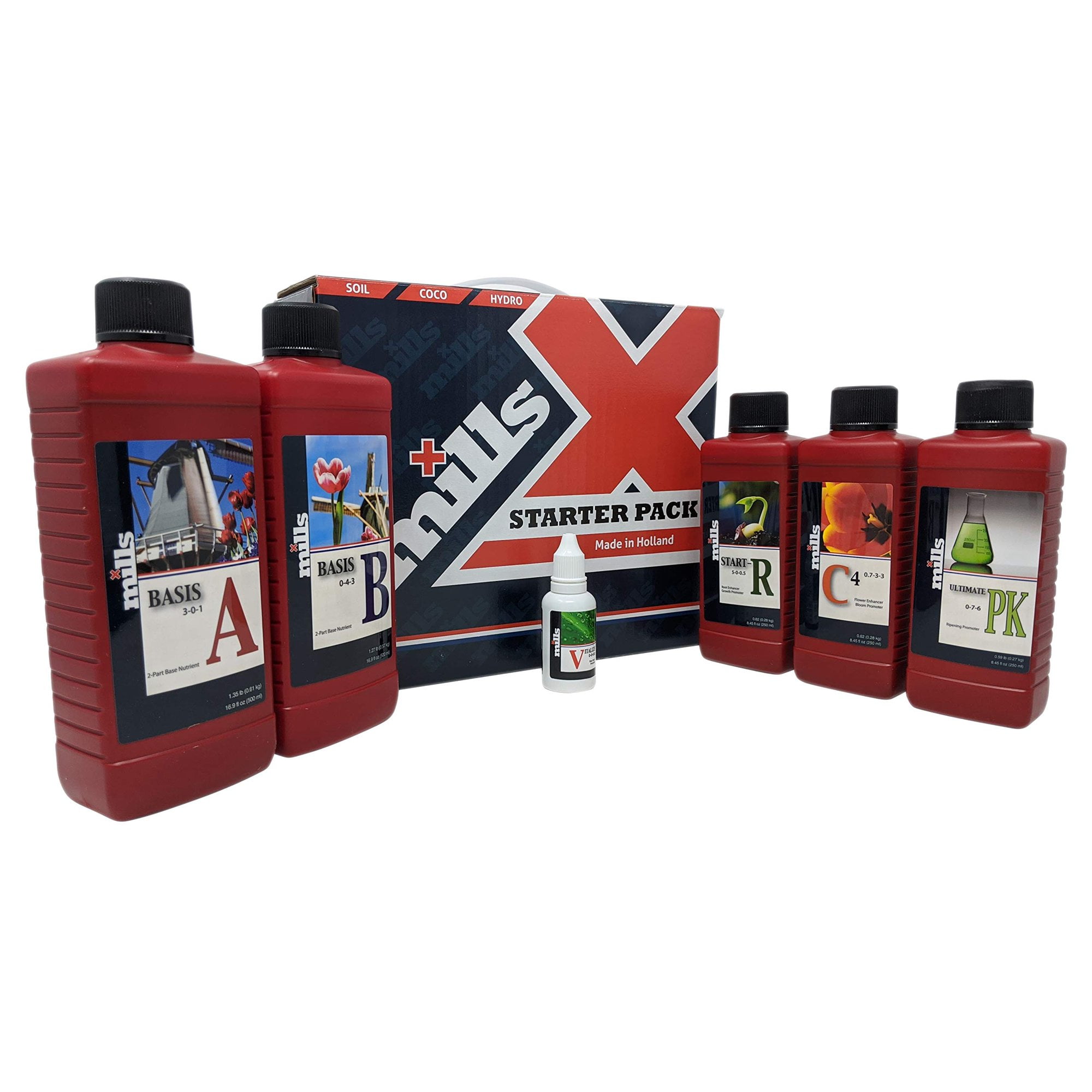 Mills Nutrients Complete Starter Kit Set - Walmart.com
