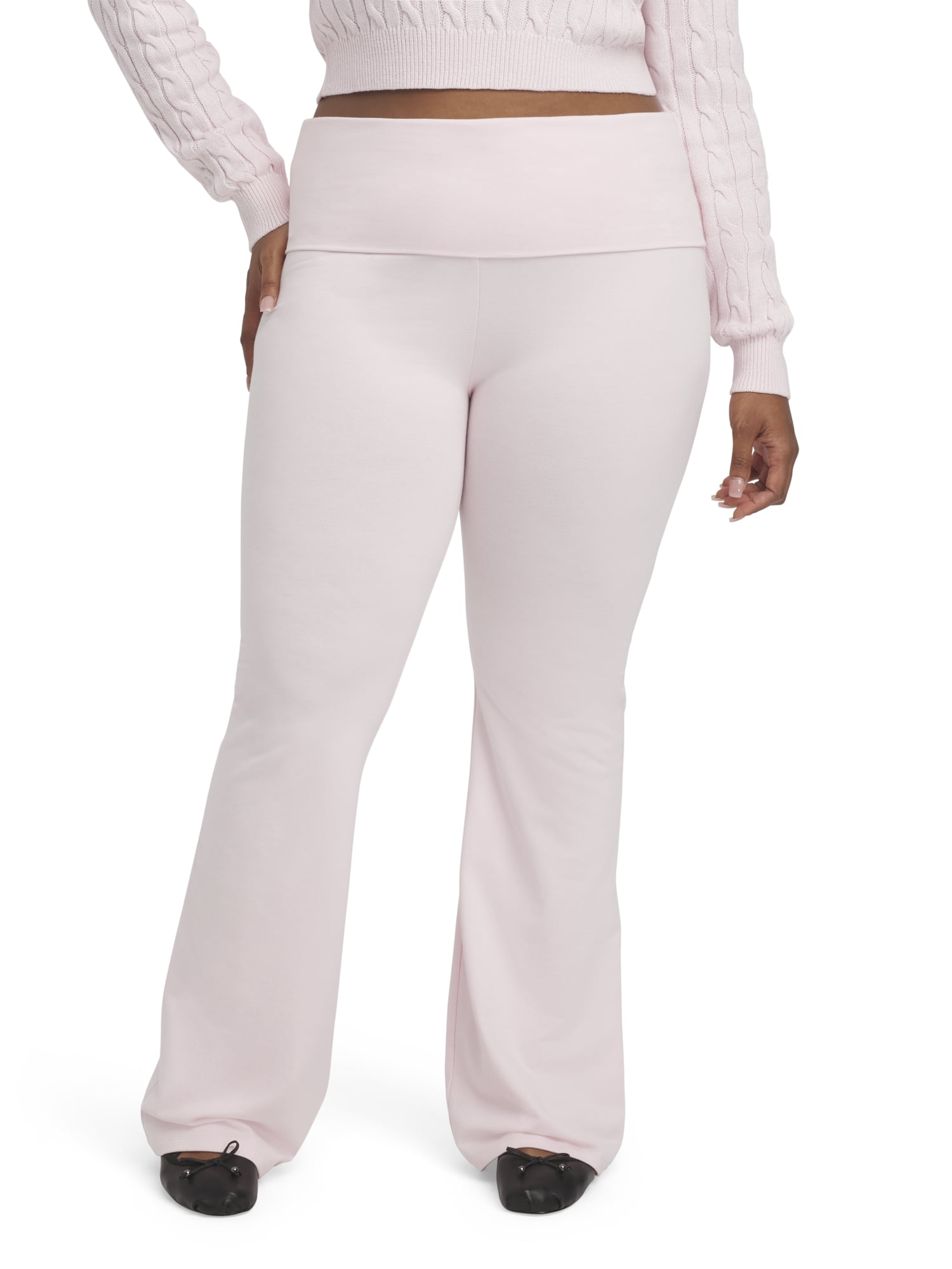 Mills by Millie Bobby Brown Women's Fold Over Pants, Sizes XXS-XXL ...
