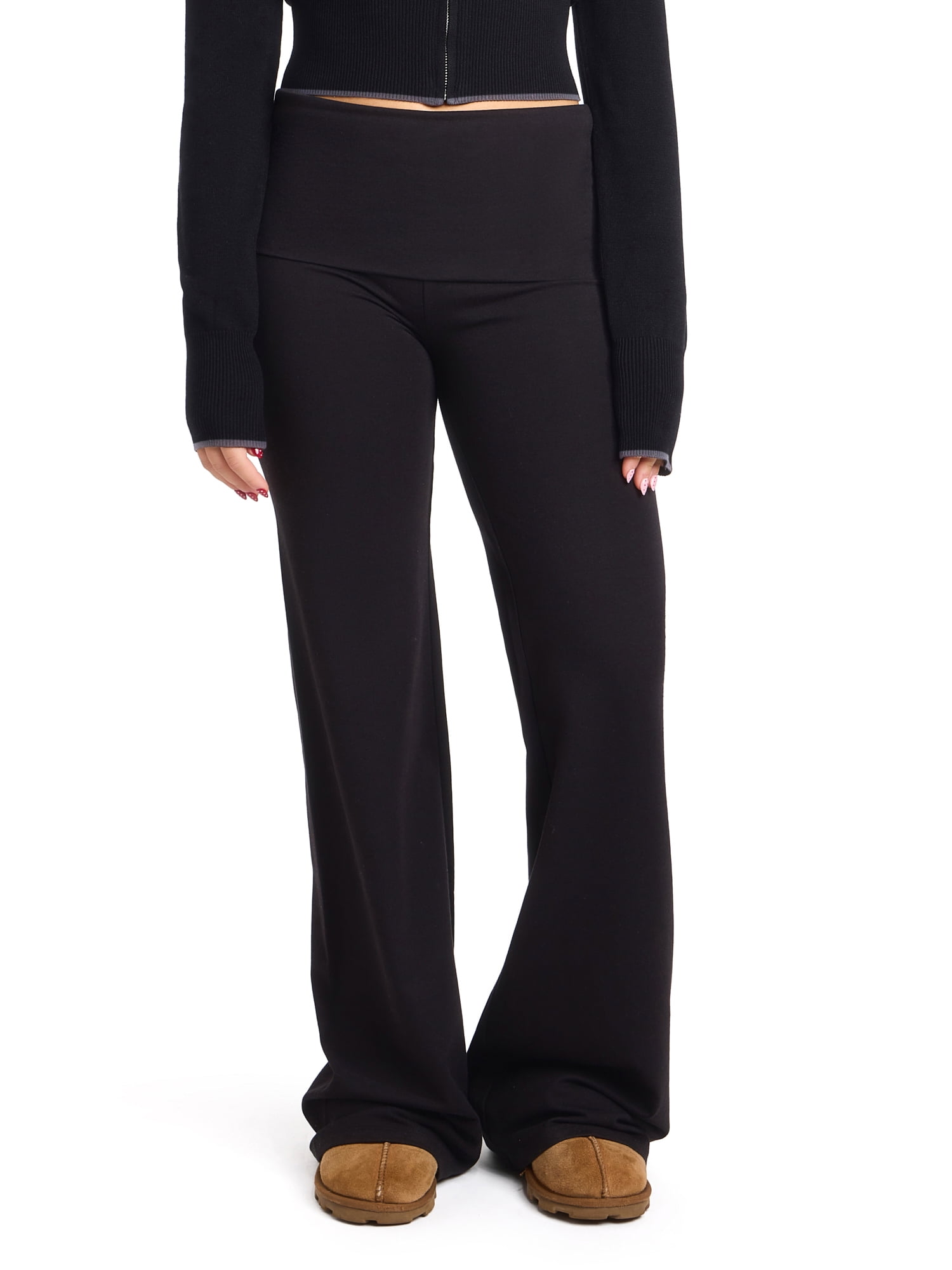 Mills by Millie Bobby Brown Women's Foldover Pants, Sizes XXS-XXL ...