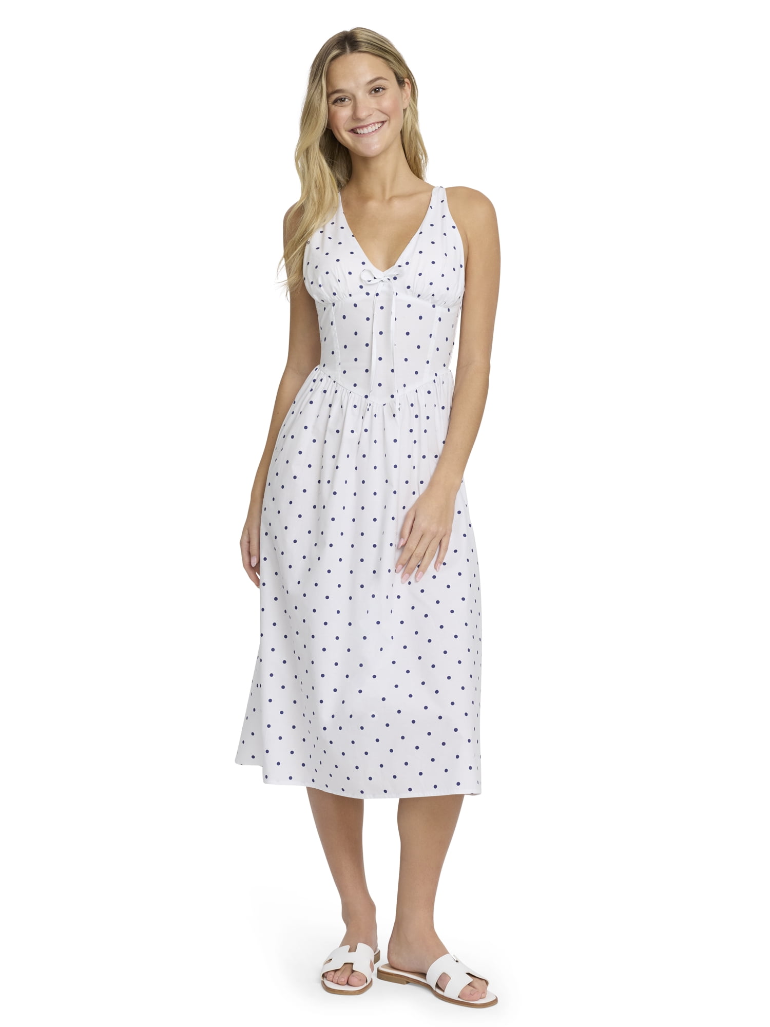 Mills by Millie Bobby Brown Women's Smock Maxi Dress, Sizes XXS-XXL ...
