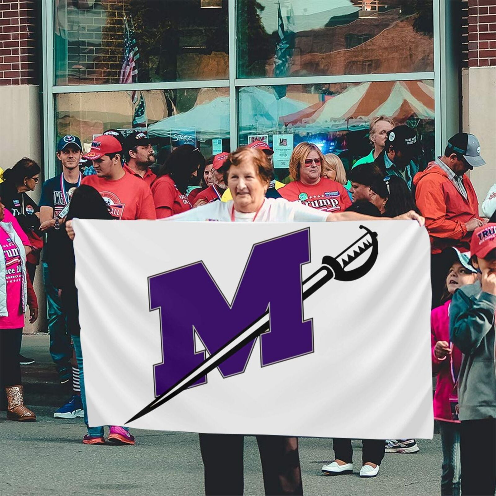 Millsaps College Logo Banner Breeze Flag Outdoor Flags Home Flag Garden ...
