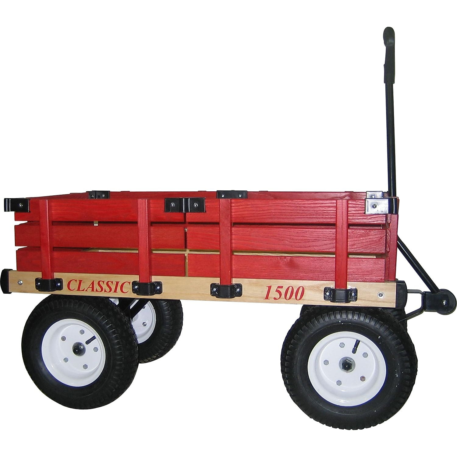 Millside Industries Hardwood 20" x 38" Wooden Wagon 1500-513 - Walmart.com