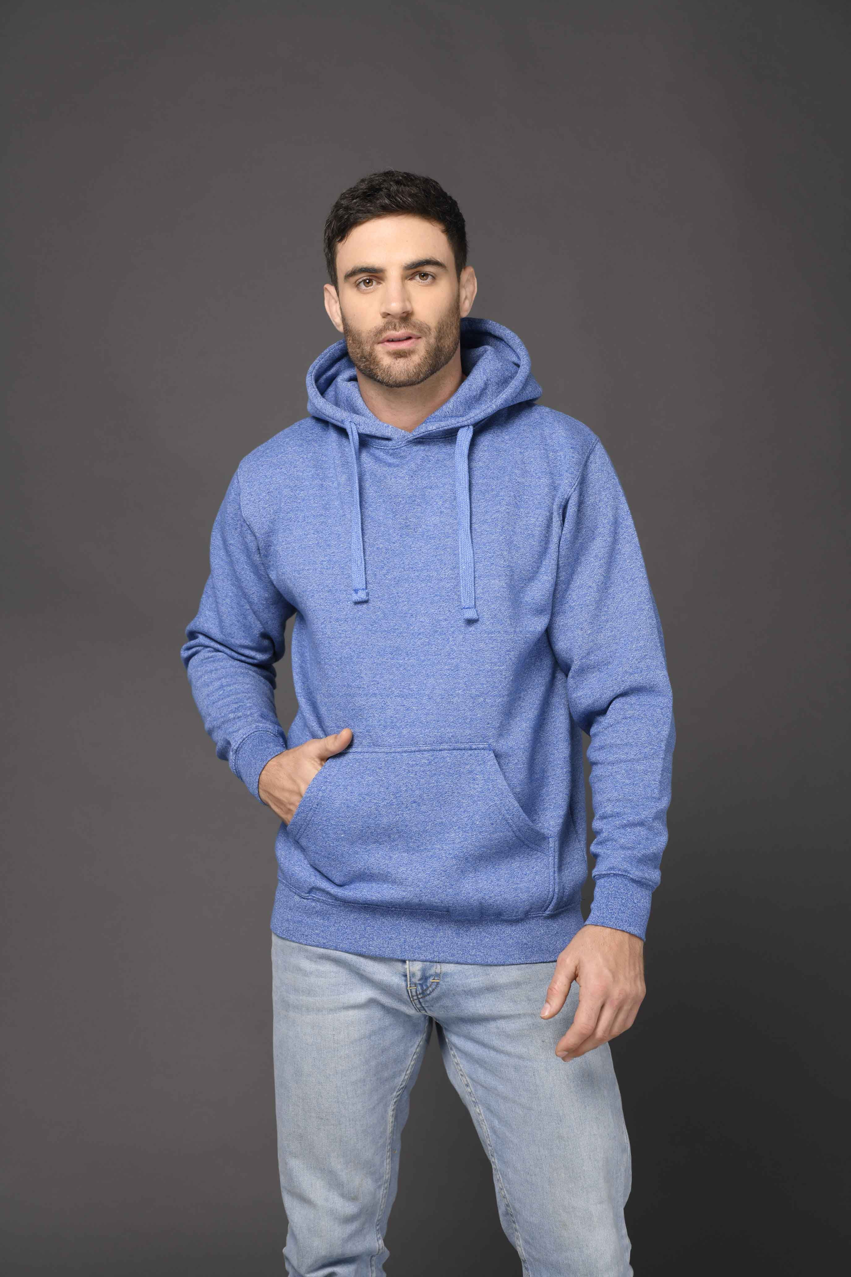 Milltex 9.30 Oz Adult Unisex Marled premium Hoody Style 767 - Walmart.com