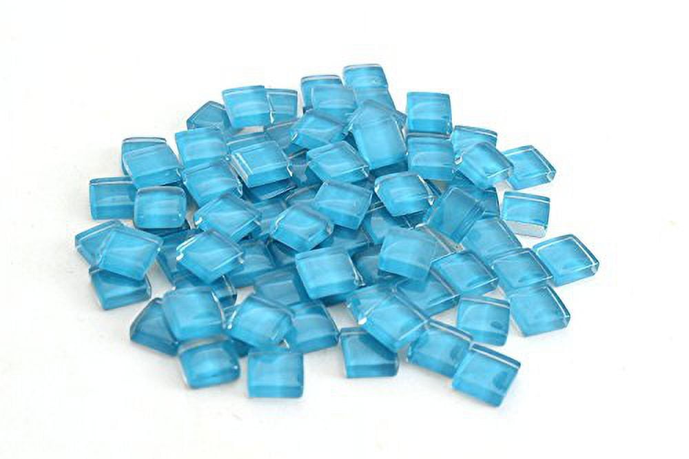 Milltown Merchants Cornflower Crystal Glass Mosaic Tile 4/10 Inch (3 ...
