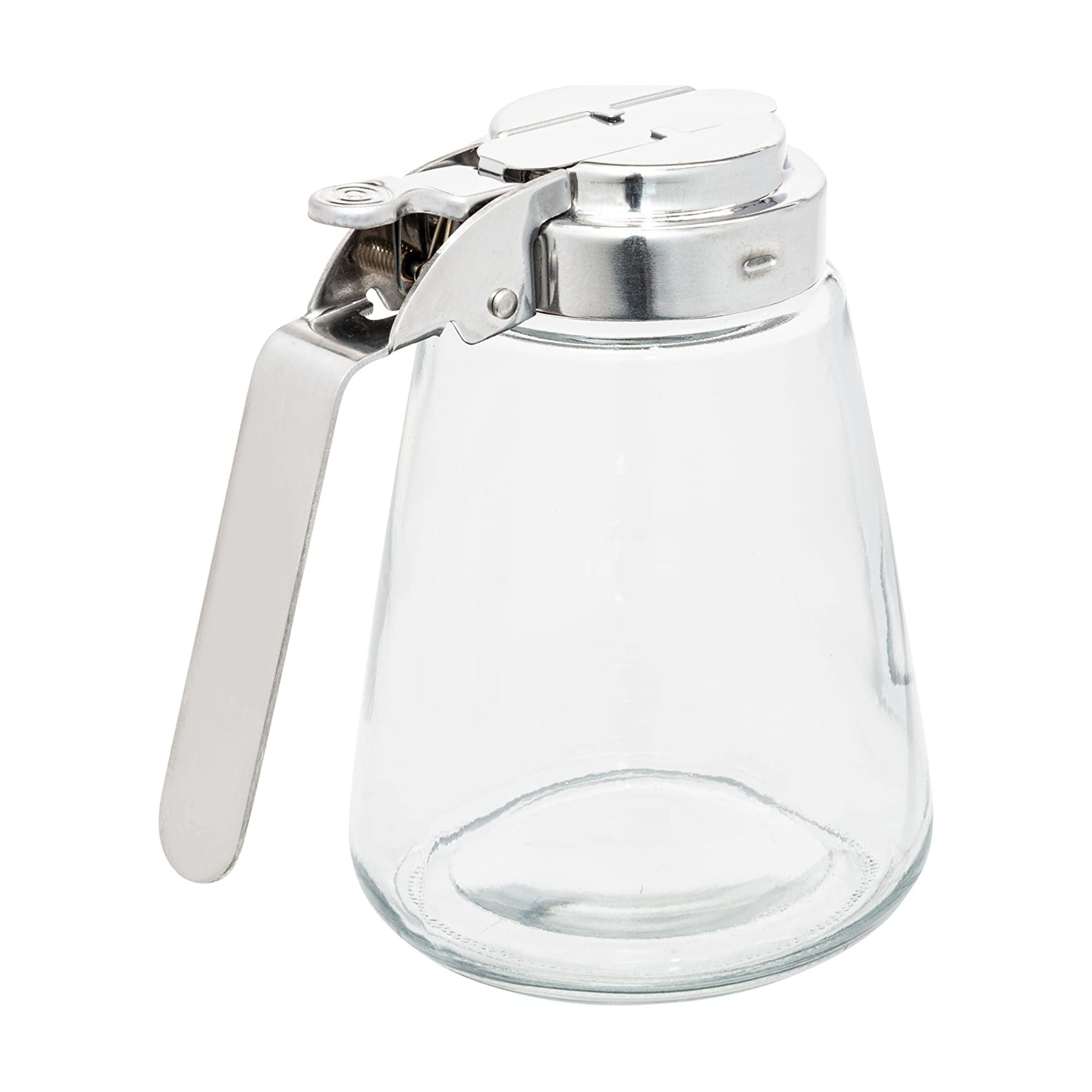 Millvado 12 Ounce Glass Sugar Dispenser | Restaurant Style, Stainless ...