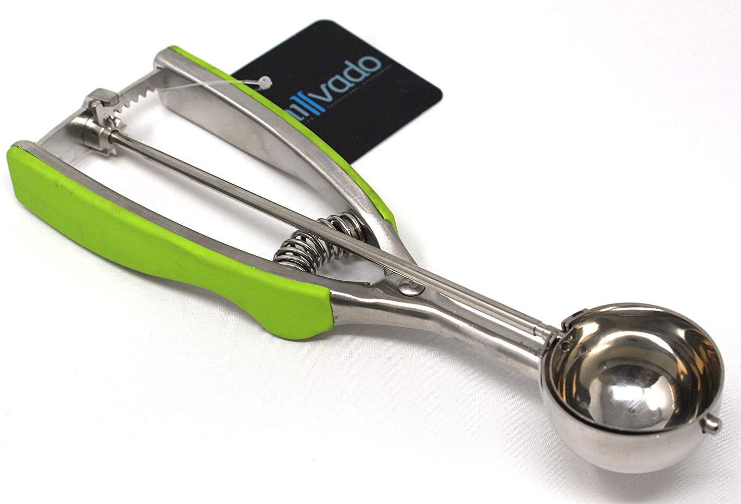 Millvado Stainless Steel Ice Cream / Cookie Scoop | Small Sized, With ...