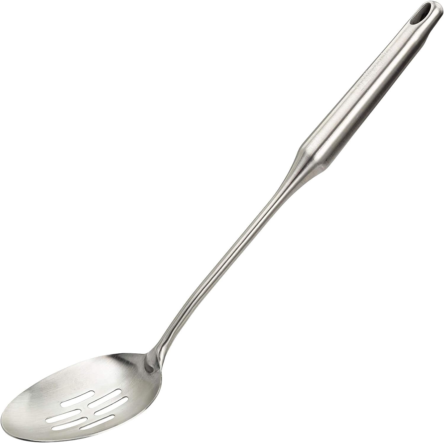 Millvado Stainless Steel Slotted Cooking Spoon 15" Long Handle Spoon ...