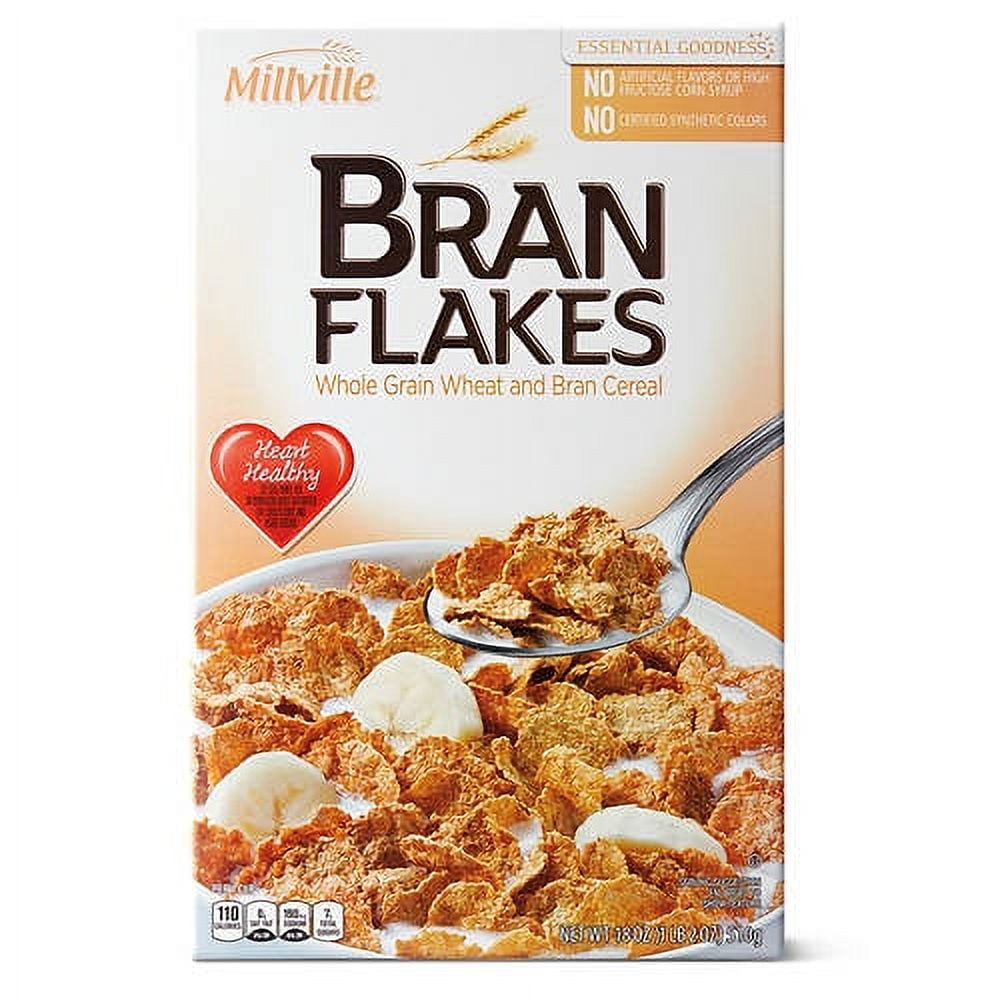 Millville Bran Flakes, 18 oz - Walmart.com