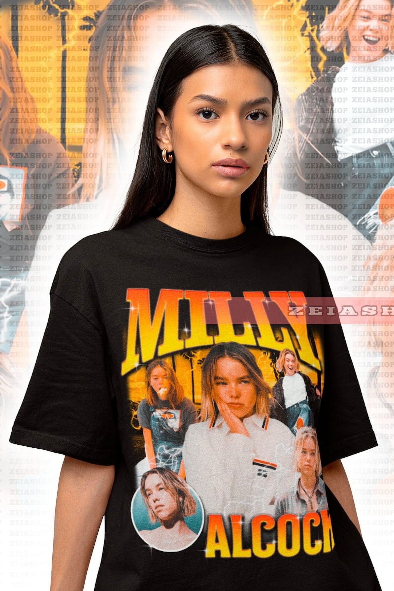 Milly Alcock 90s T-T-Shirt - Milly Alcock & Hoodie - Milly Alcock Merch ...
