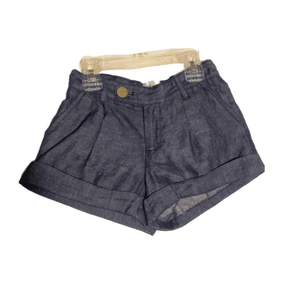 Milly Minis Girl's Bow Pocket Shorts, Indigo, Size 3 - Walmart.com