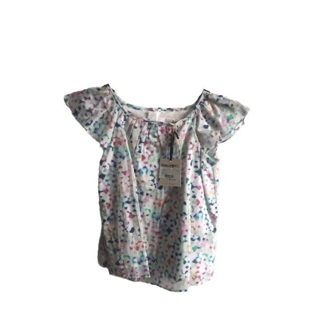 Milly Minis Girls Cotton Gathered Top, Multi Colored, Size 5 - Walmart.com