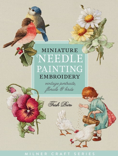 Milner Craft (Paperback) Miniature Needle Painting Embroidery: Vintage ...