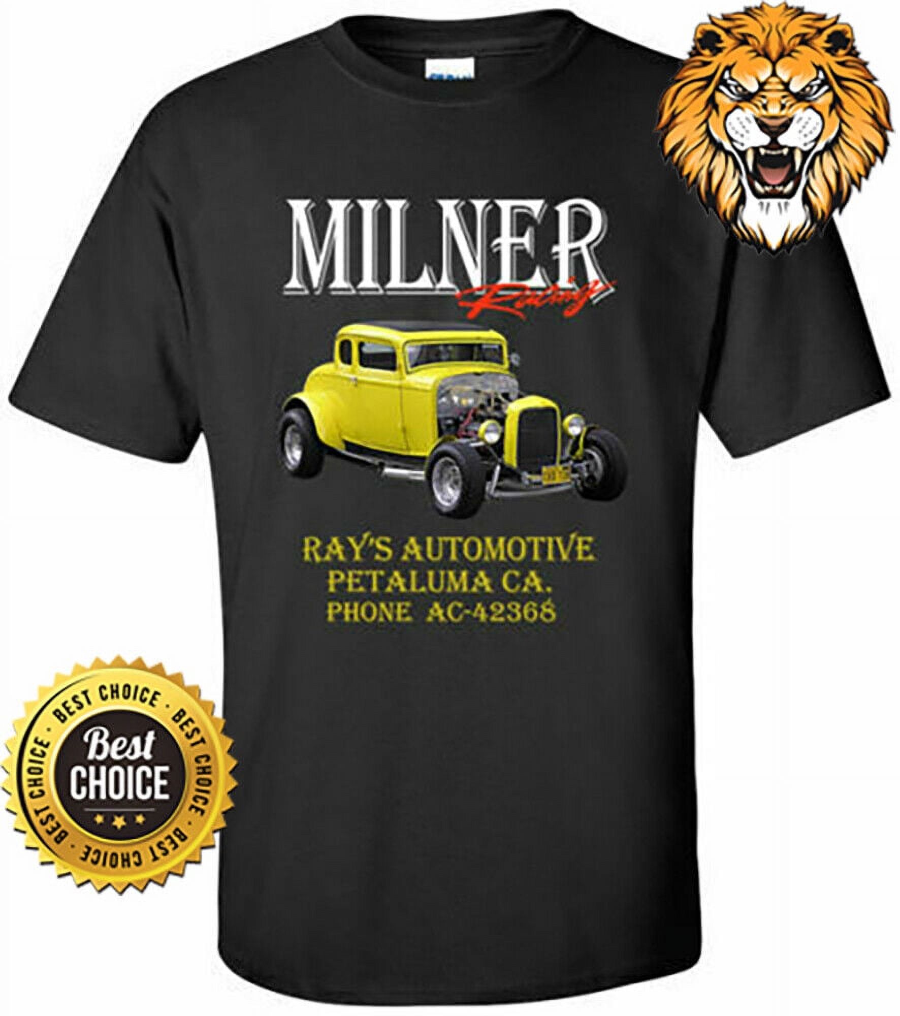 Milner's '32 Deuce Coupe American Graffiti RACING Shirt - Walmart.com