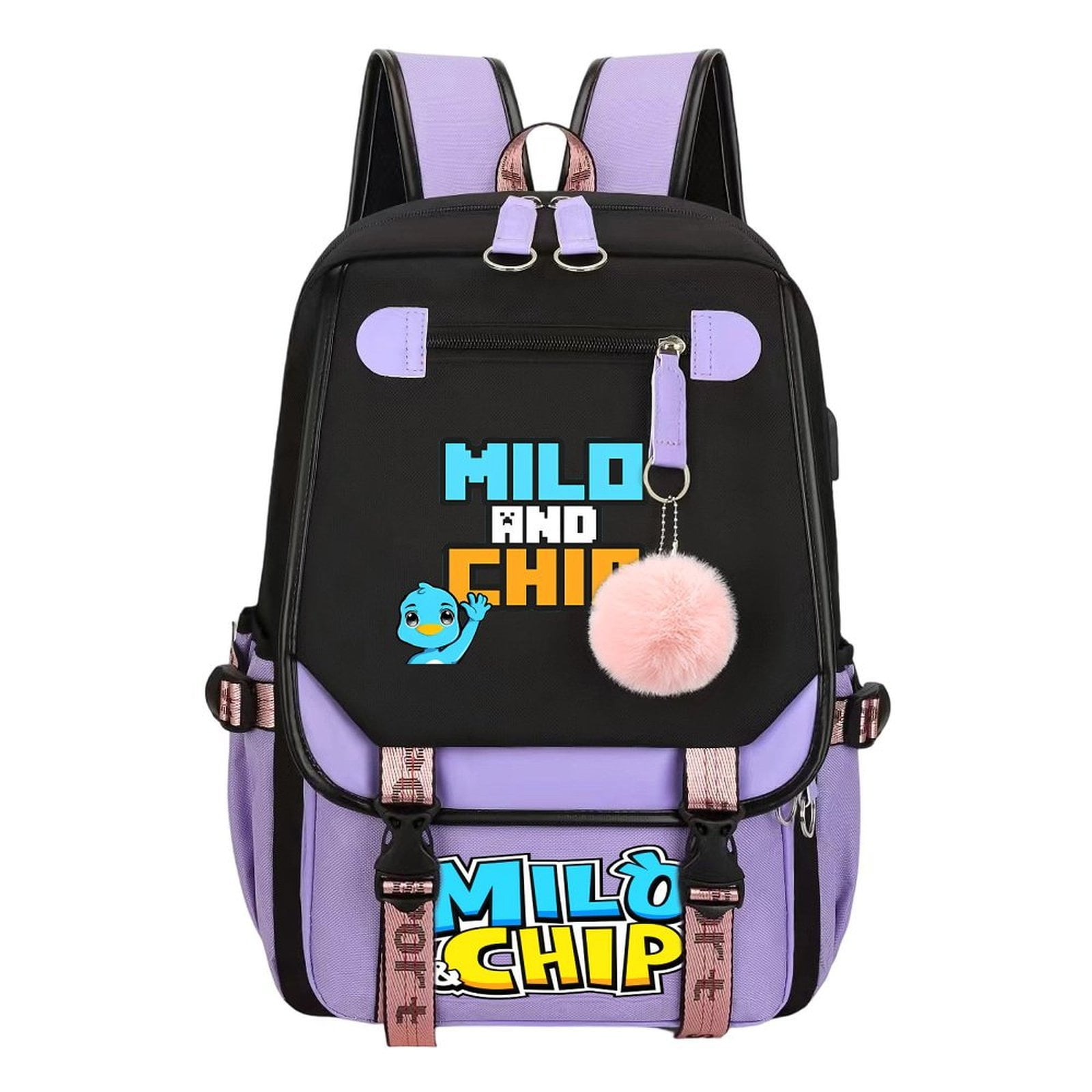 Milo And Chip Bag Outdoor Travel Backpack Double Shoulder Bag School ...