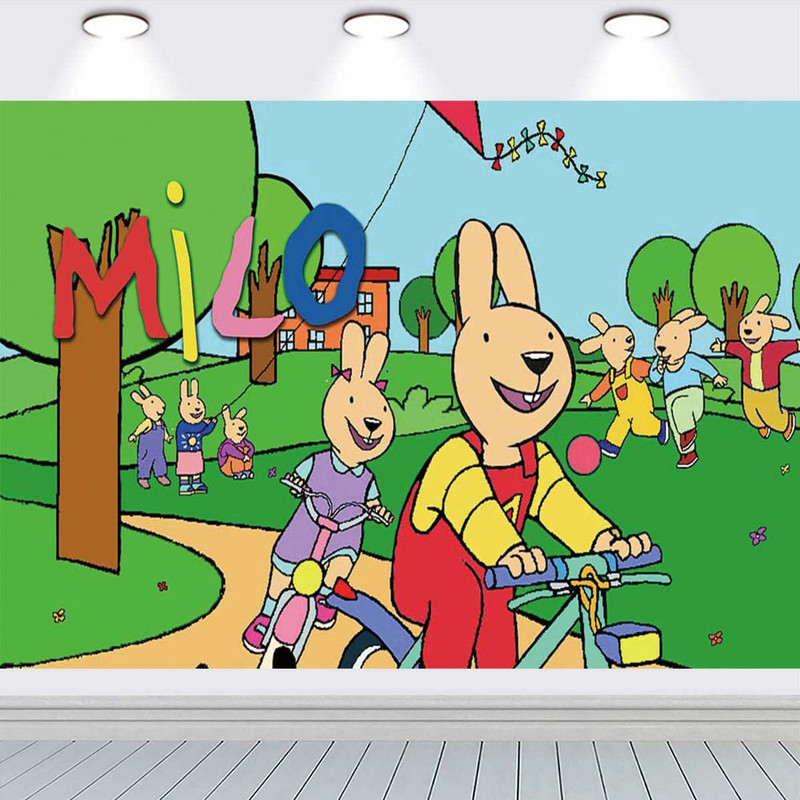 Milo Cartoon TV Series Backdrop Banner Party Supplies Poster Birthday ...
