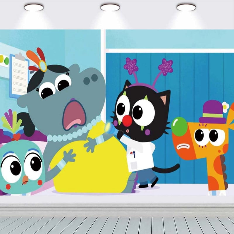 Milo Cartoon TV Series Taspestry Wall Decor Backdrop Banner Party ...