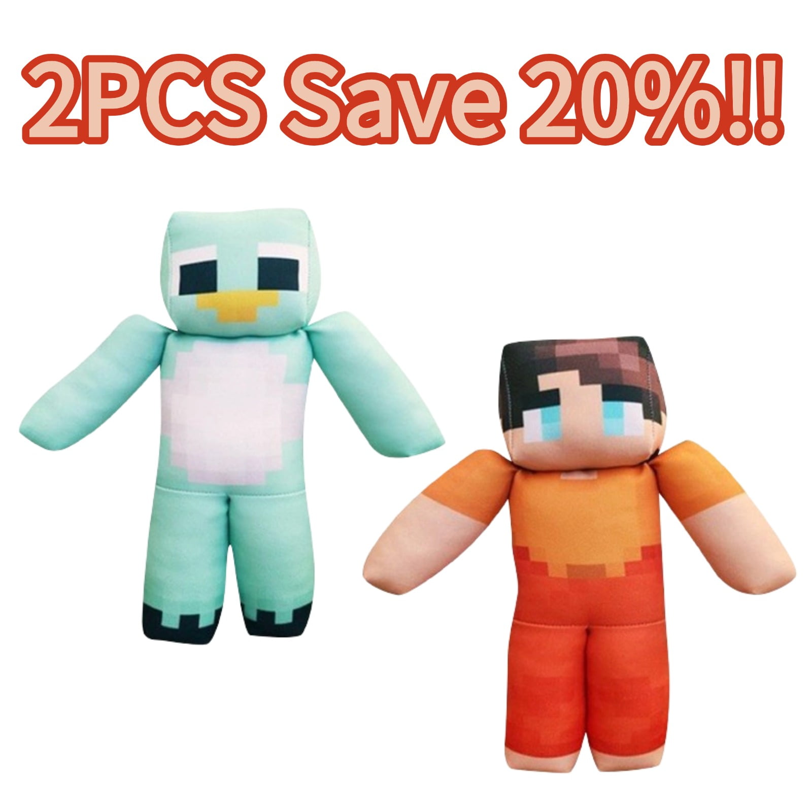 Milo and Chip Adorable Plush Stuffed Animal Toy ,99-Nights Deer Monster Plush Pillow for Video ...