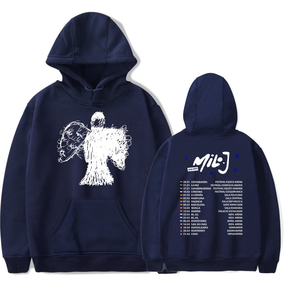 Milo J 2024 Tour Merch Hoodies Popular Graphics Print Unisex Trendy ...