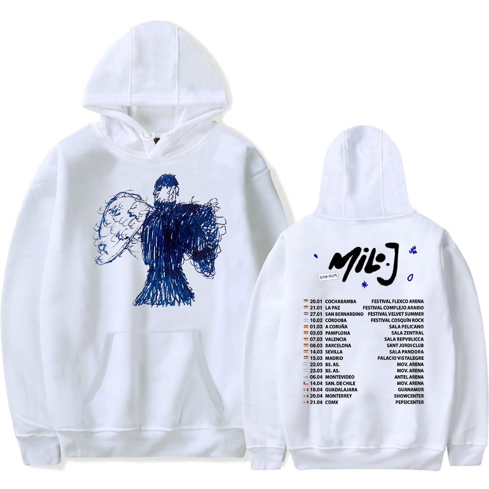 Milo J 2024 Tour Merch Hoodies Popular Graphics Print Unisex Trendy ...