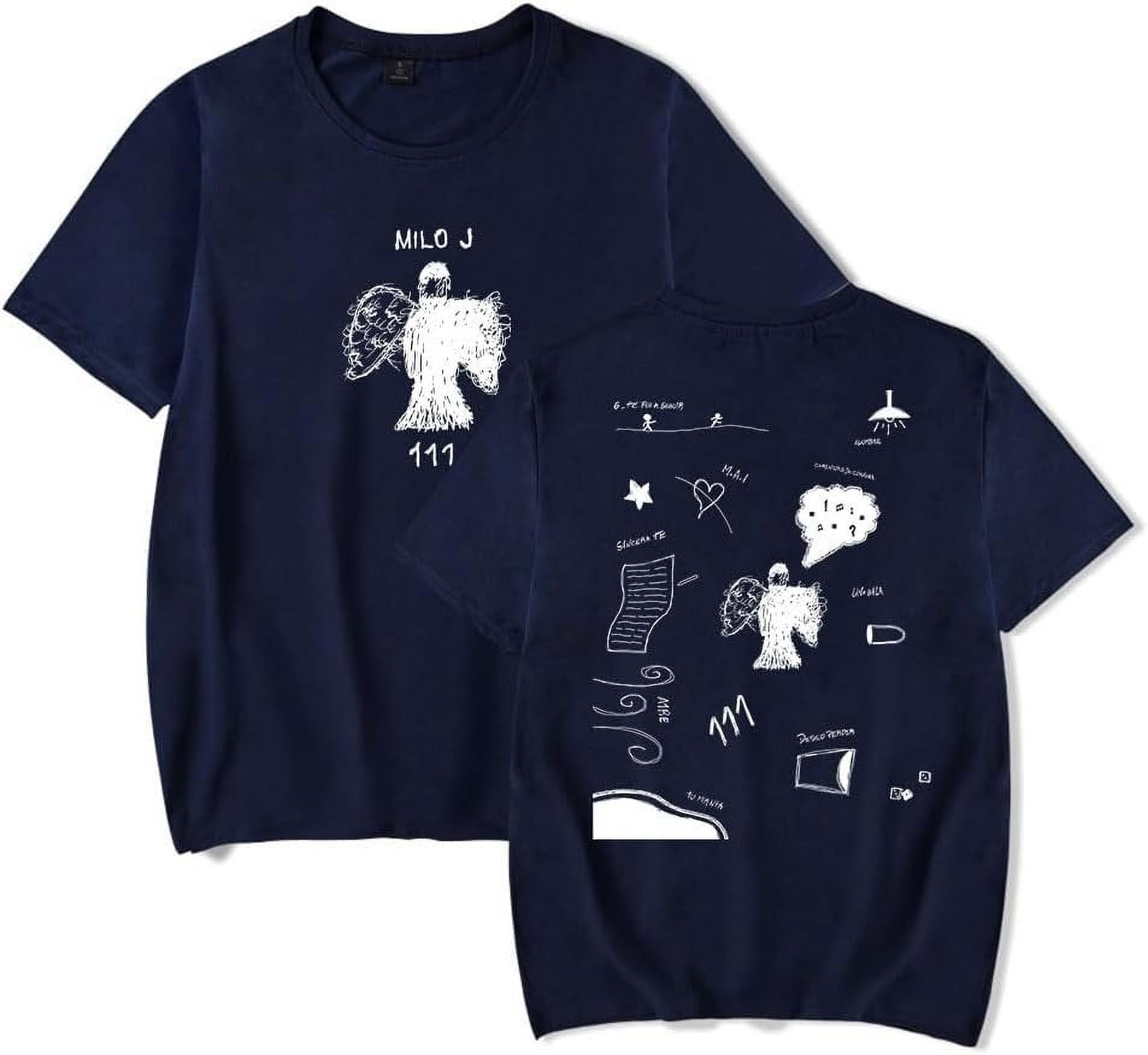 Milo J Singer T-Shirts 111 Album Merch Print Summer Women Men Fashion ...