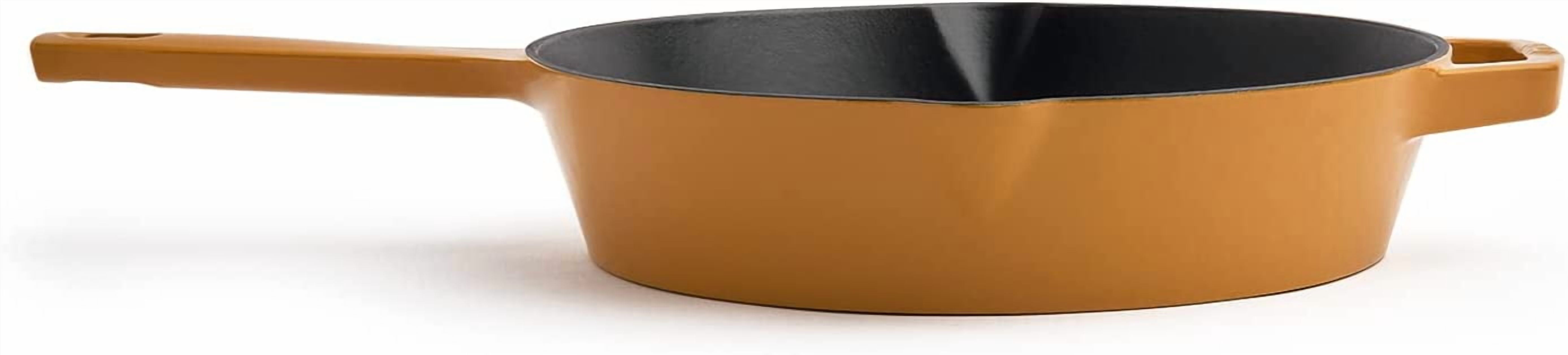 Milo by Kana 10-Inch Enameled Cast Iron Skillet | Nonstick Pre-Seasoned ...