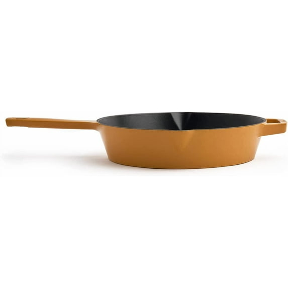 Milo by Kana 10-Inch Enameled Cast Iron Skillet | Nonstick Pre-Seasoned ...