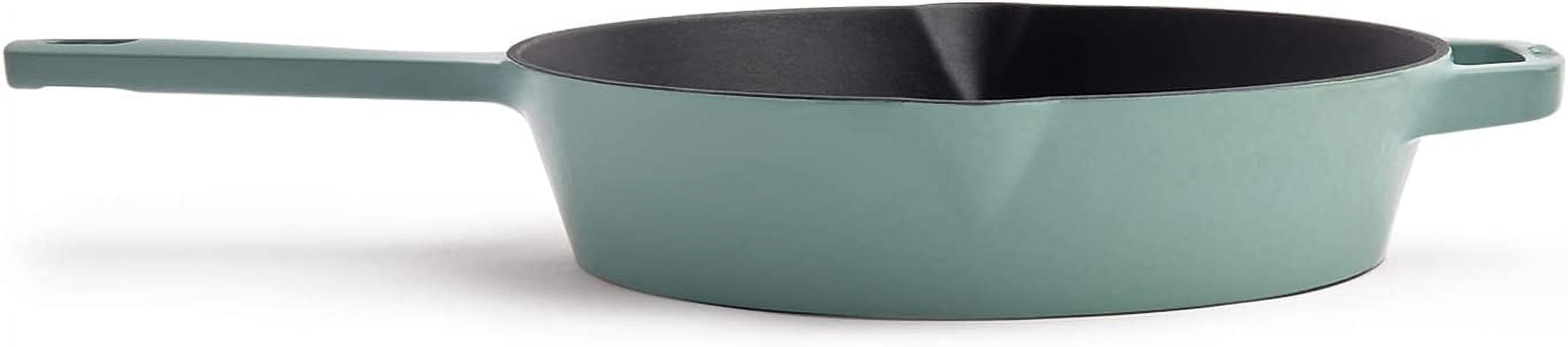 Milo by Kana 10-Inch Enameled Cast Iron Skillet | Nonstick Pre-Seasoned ...