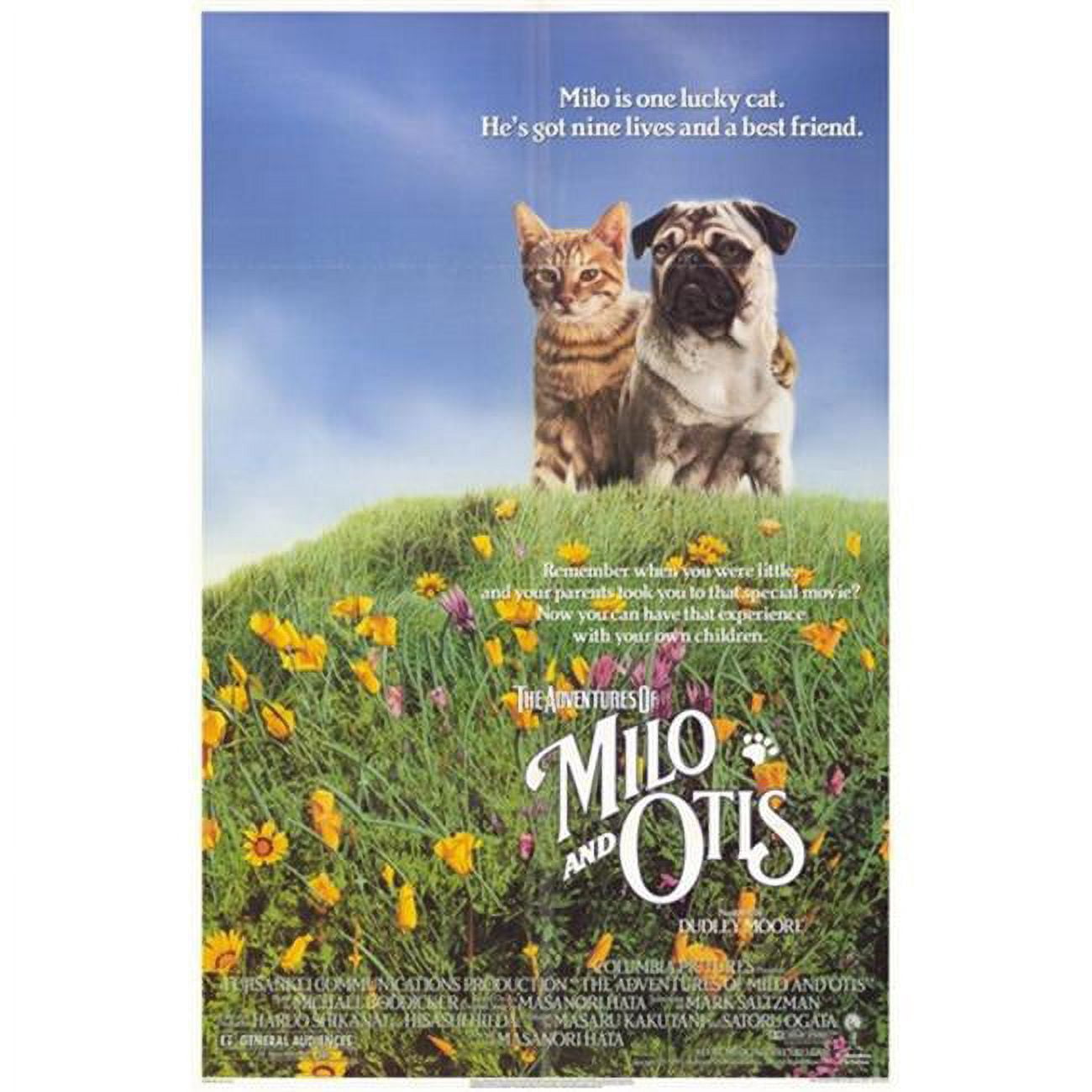 Milo & Otis Movie Poster - 11 x 17 in. - Walmart.com