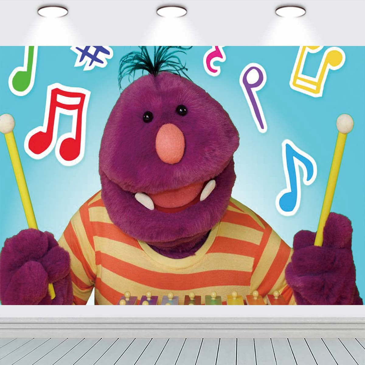 Milo's Monster school Poster Backdrop Banner Party Supplies Birthday ...