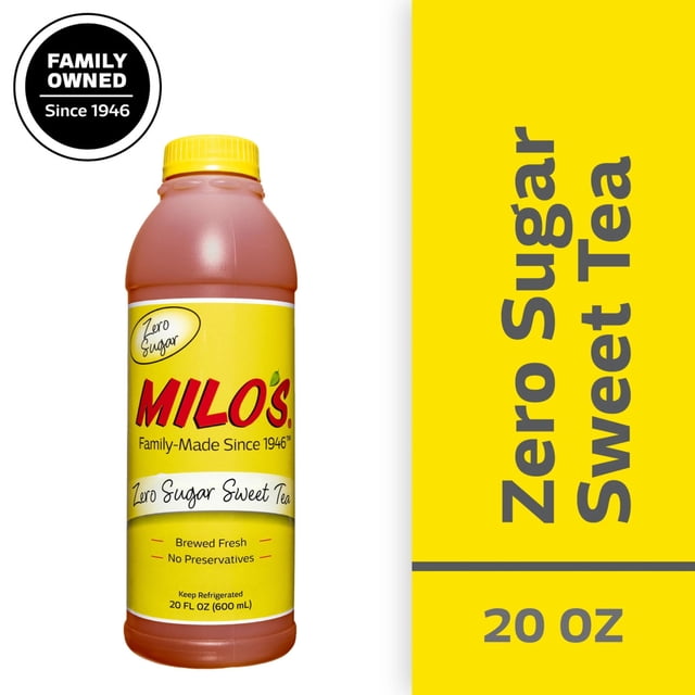 Milo' Zero Sugar Tea - Bottled tea stock for ecommerce - Walmart ...