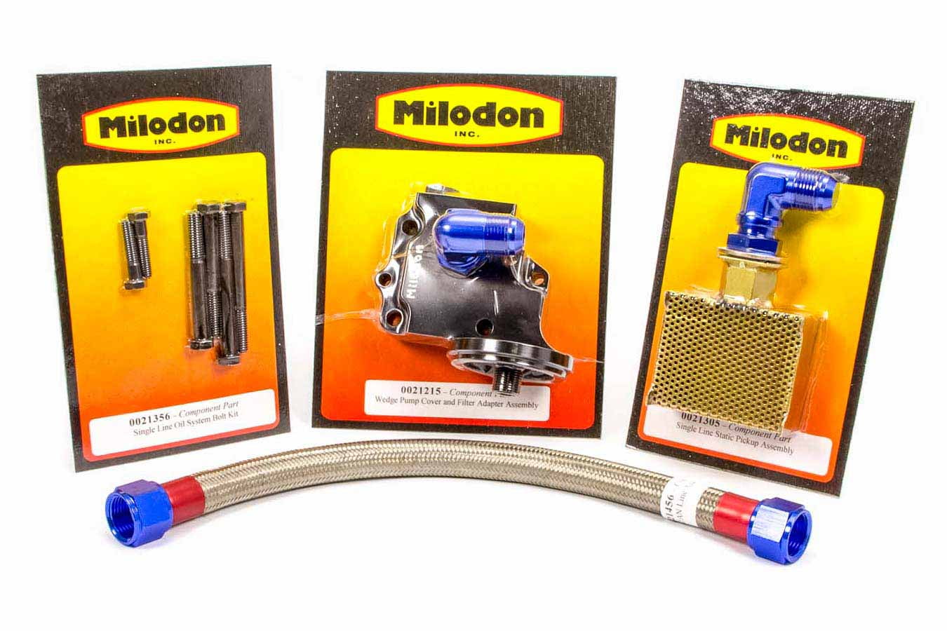 Milodon 21010 MLD21010 OIL SYS WEDGE 1 LINE STATIC - Walmart.com