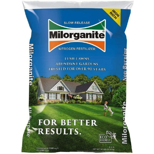 Miloganite 32# Organic Fertilizer, 2500 Sq. Ft. - Walmart Business Supplies
