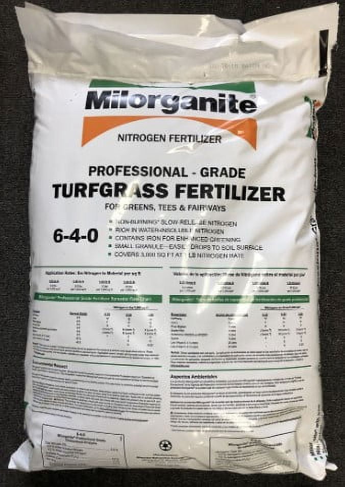 Milorganite High Nitrogen Slow Release Organic Fertilizer for Yard and ...
