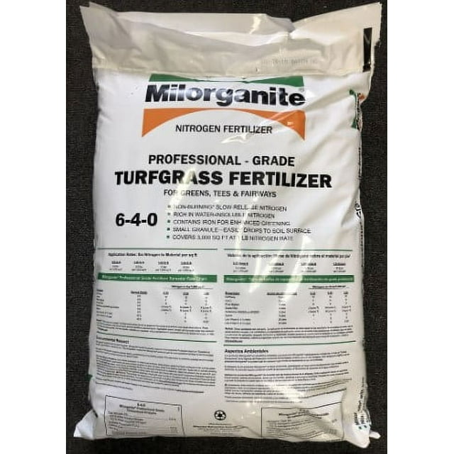Milorganite High Nitrogen Slow Release Organic Fertilizer for Yard and ...
