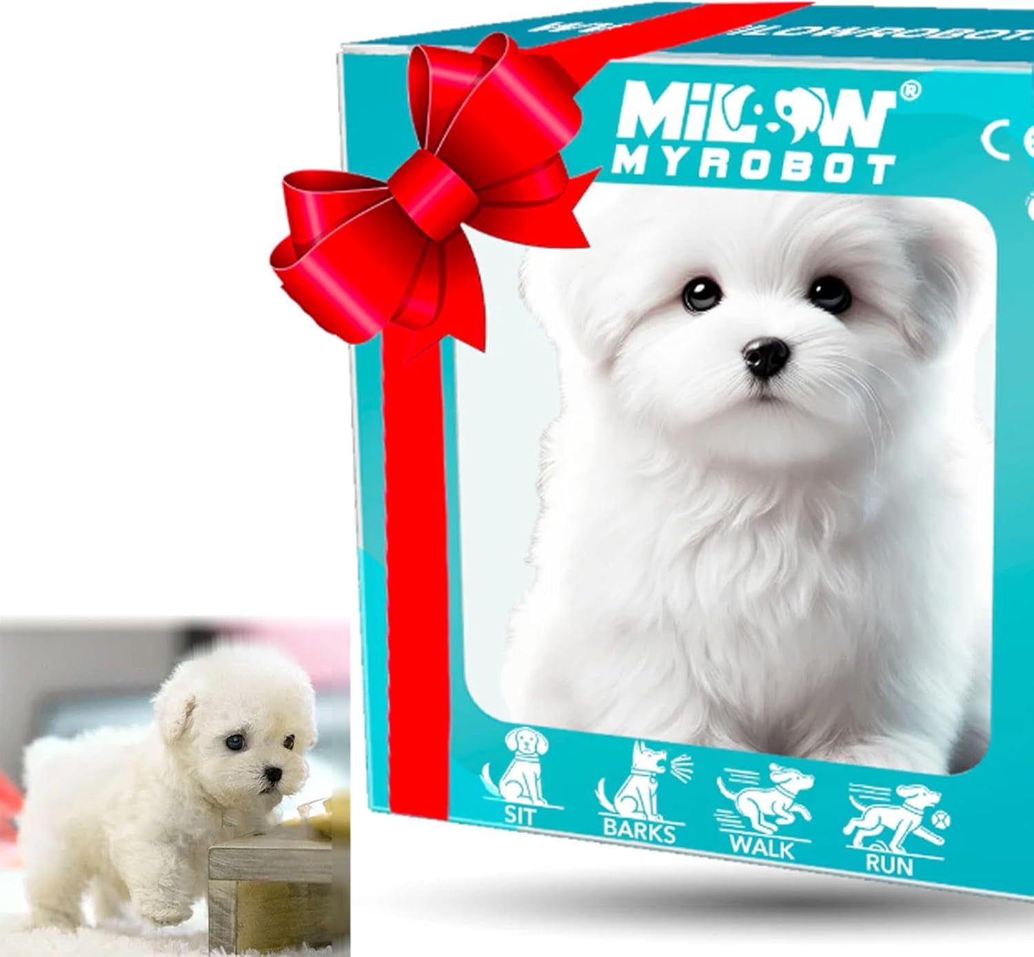 Milow - My Realistic Robot Puppy, Milow Robot Puppy, Plush Toy Dog Robot Puppy - Walking ...