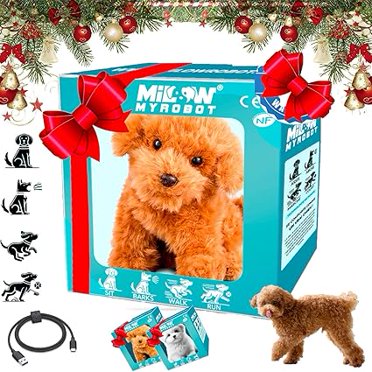 Smart Robot Dog - Realistic Robotic Puppy That Walks, Barks & Wags Tail ...