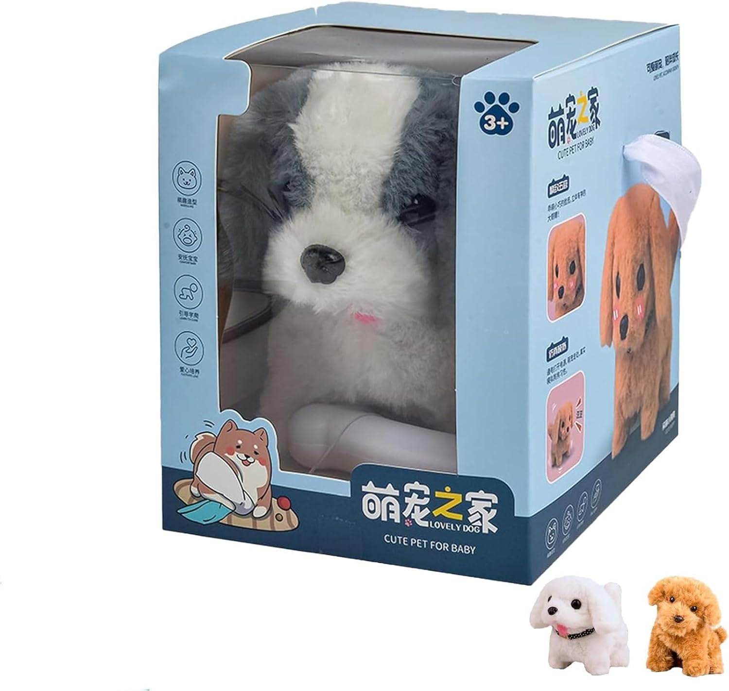 Milow Robot Puppy, Milow - My Realistic Robot Puppy, Interactive Plush ...