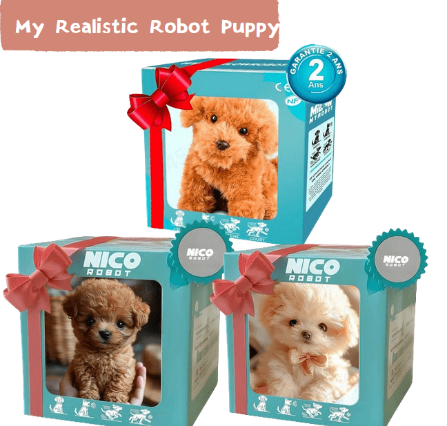 Milow Robot Puppy, Milow - My Realistic Robot Puppy, Robot Puppy That ...