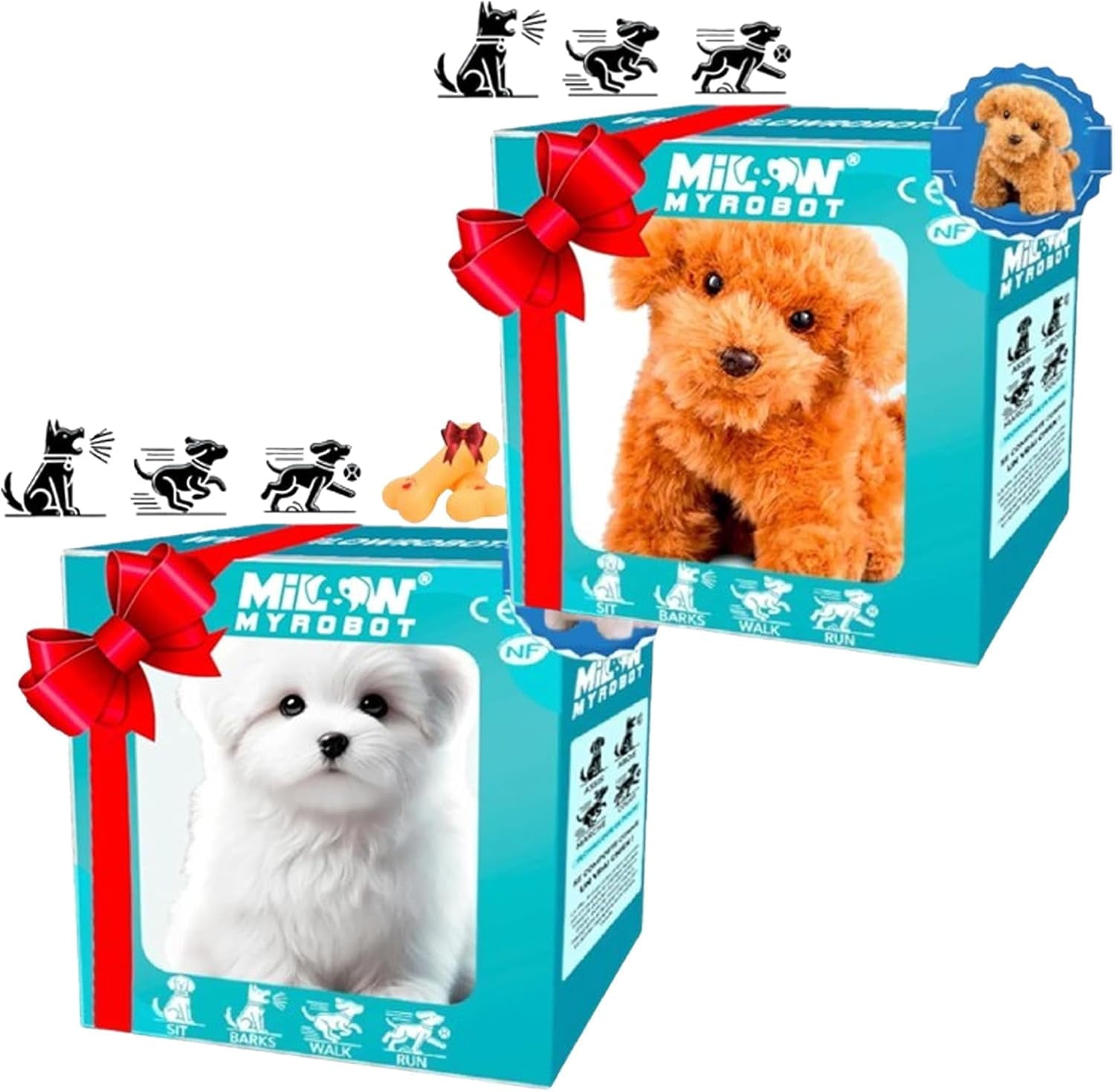 Milow Robot Puppy, My Puppy Milow Robot, Milow Robotic Puppy, Milow Robotic Lifelike Dog, Milow ...