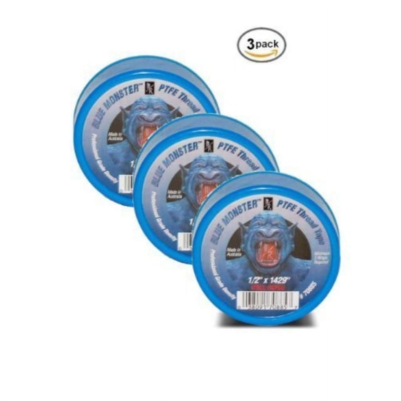 Millrose Blue 70885 Monster PTFE Pipe Thread Sealant Tape, 1/2-Inch x ...